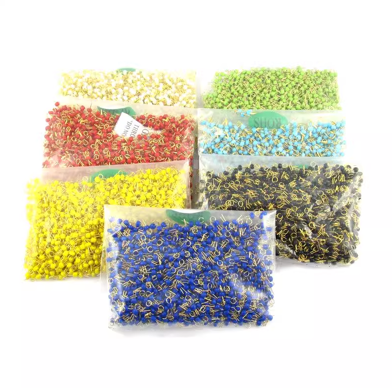 50PCS PCB test point test point ceramic copper gold-plated probe ...