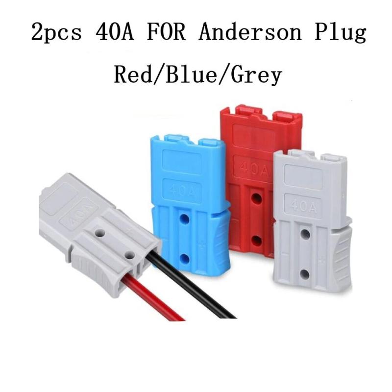2Pcs For Anderson 40A Connector Amp Plug Terminal Forklift Battery ...